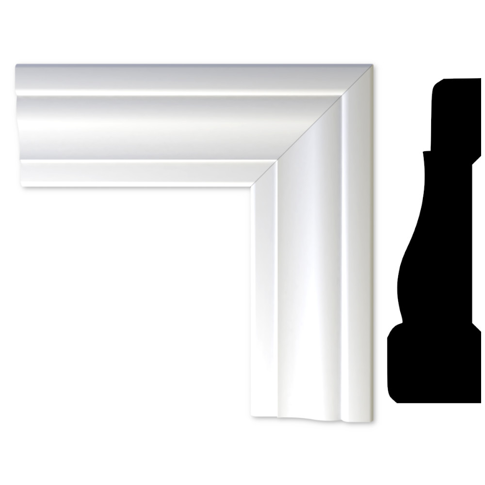 Moulding: Casing Colonial 2-1/4 Primed Wood; 14-ft Length: Home Surplus