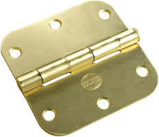 4 x 4 Hinge; Bright Brass: Home Surplus