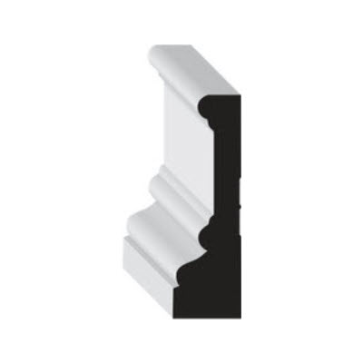 Moulding: Casing Windsor 3-1/2" FJ Primed ; 15-ft Length; Price per ...